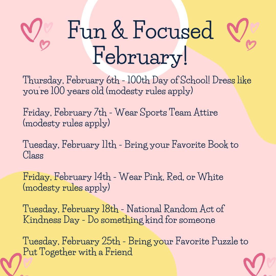 Fun & Focused February at ALA Mesa North! | Post Details - American ...