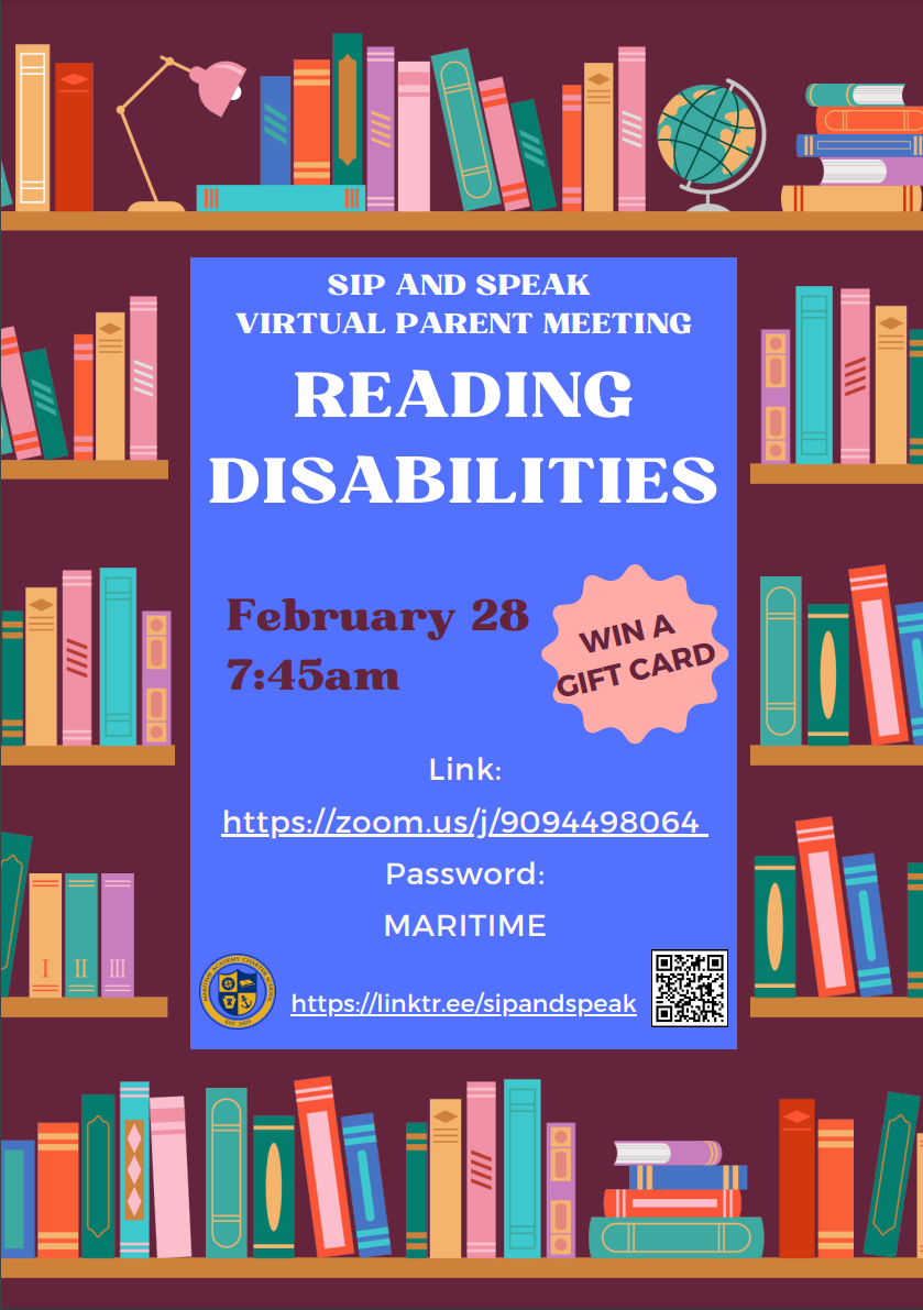 Sip and Speak Presents: Reading Disabilities | Post Detail