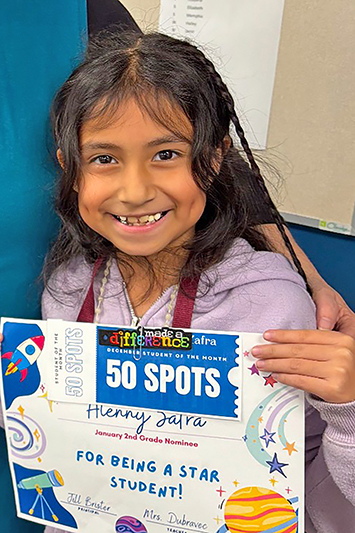 Estudiante de la semana del CFISD: Alenny Zafra | CFISD News Post Details