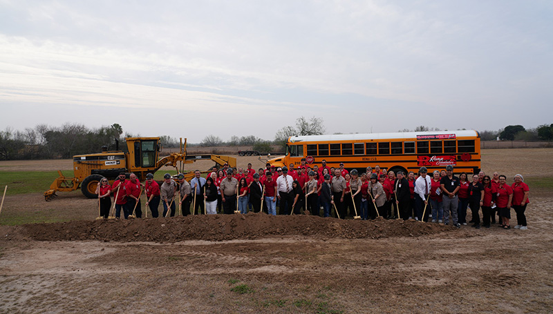 Roma ISD celebrated the groundbreaking for the new Transportation Depot ...