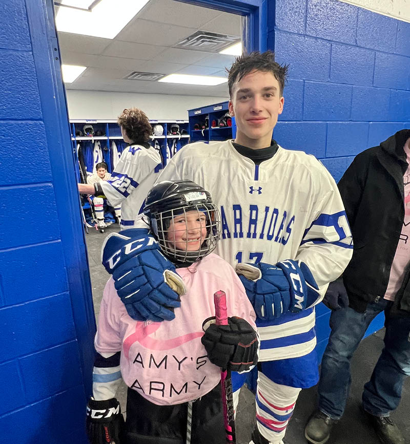 Boys Varsity Ice Hockey Team Hosts Pop Out And Pink Out The Rink Game ...