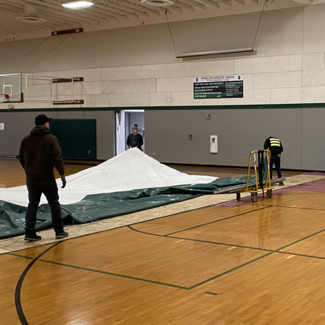 Ballou Junior High: Gym Divider Curtain Replacement Enhances Safety and ...