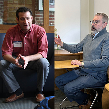 Hollander '03 and Bader '93 Visit with the Career in Sports Immersive ...