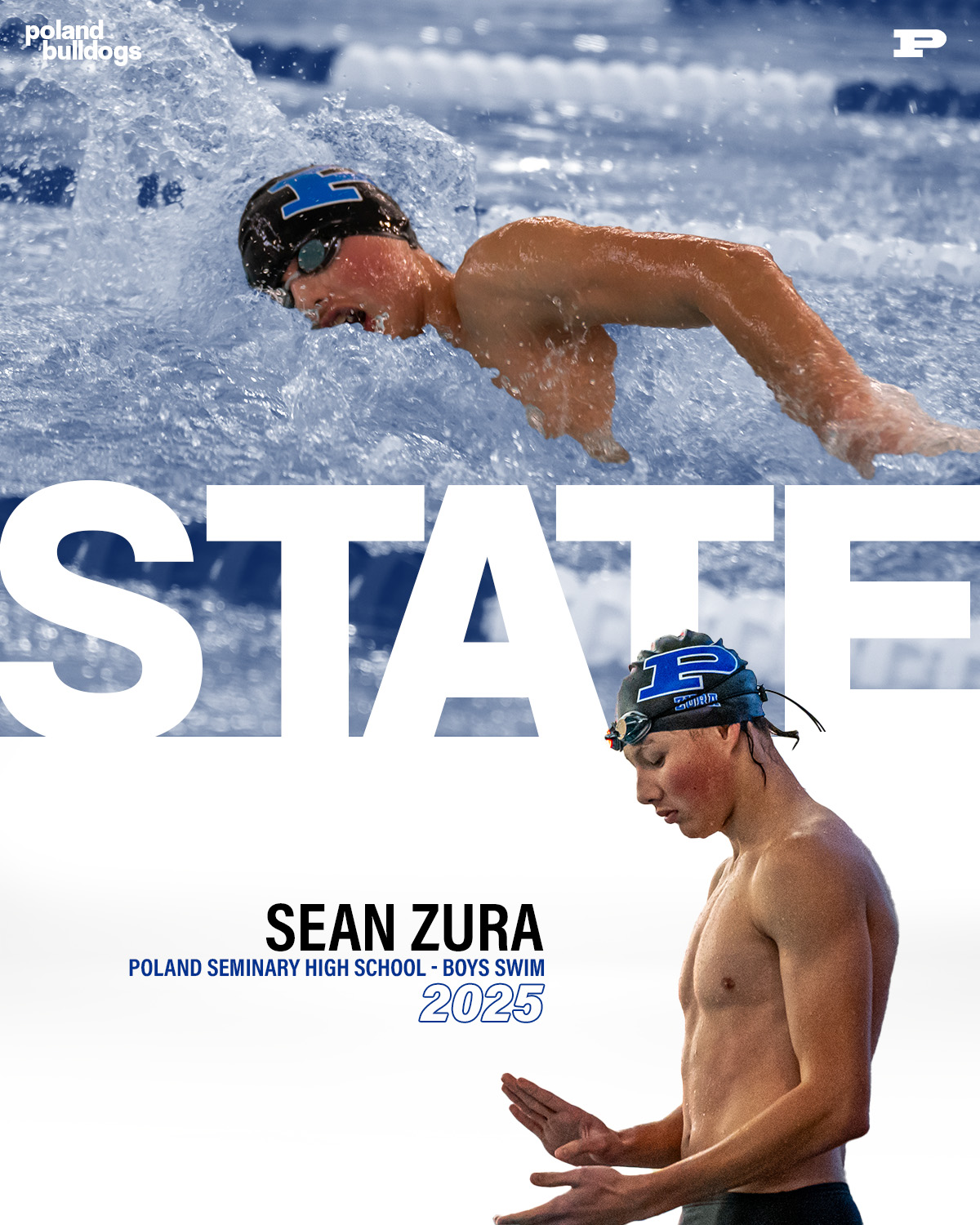 2025 STATE QUALIFIER | SEAN ZURA - BOYS SWIM | News Post