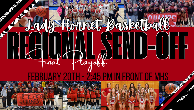 Lady Hornet Basketball Regional Final Playoff Send-Off | Post Details