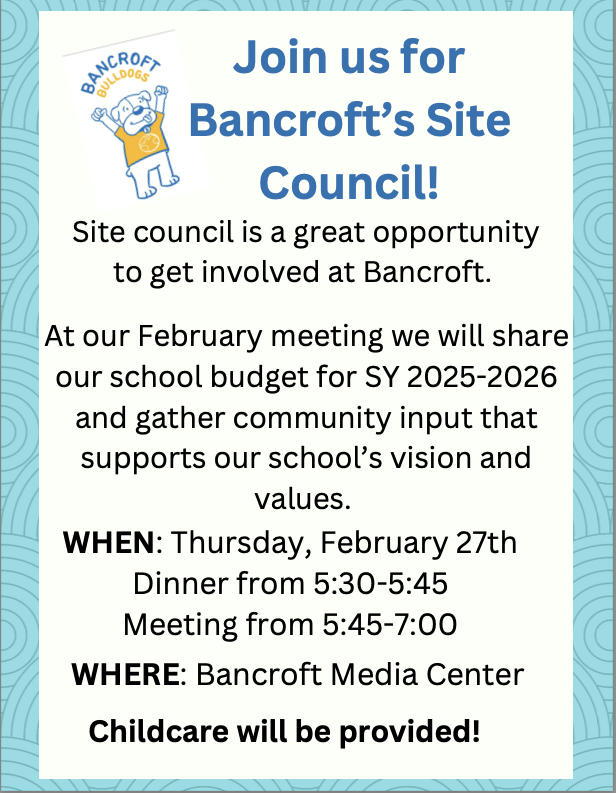 Site Council Meeting - Thursday, February 27th | News Details