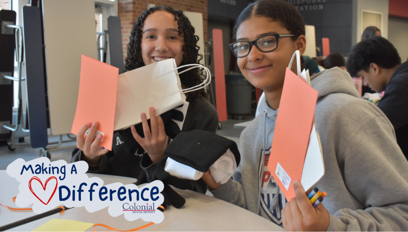 Making a Difference: AVID students assemble kits for the homeless ...