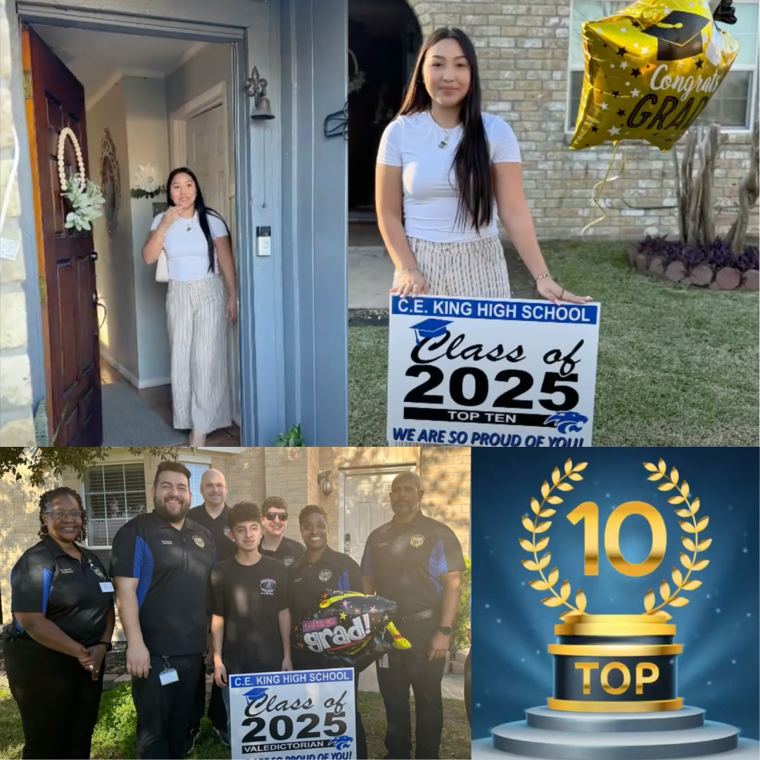 C.E. King High School Class of 2025 top 10 surprised | District News Details