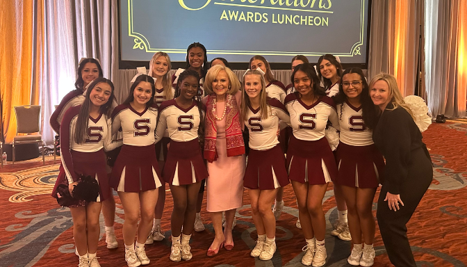SHS Cheer Team Performs at Dallas Luncheon | Homepage News Board Post Page