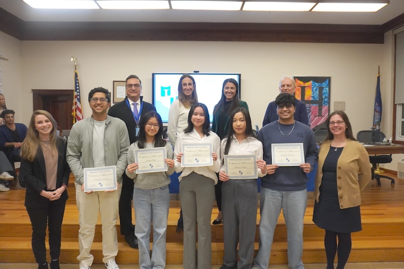 Board of Education Honors Regeneron Science Scholars | Post Details