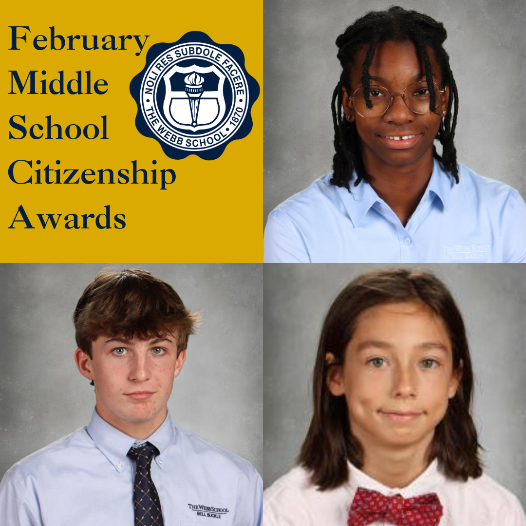 February Citizenship Awards presented to three middle school students ...