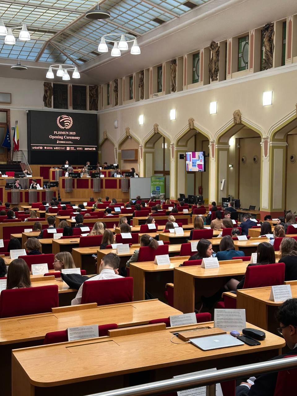 BISU Students Present Ukraine on the Global Stage at COBIS MUN in ...