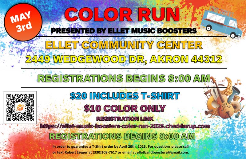 Ellet Music Boosters Color Run | News Detail