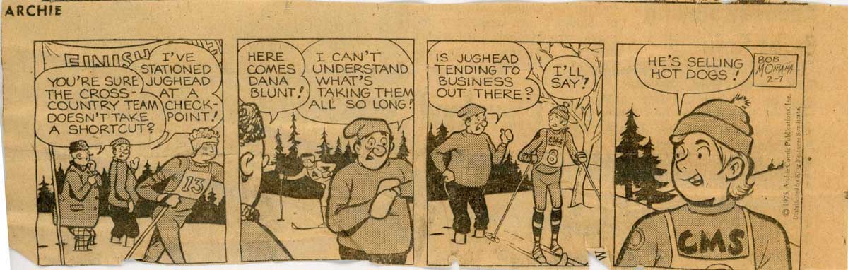 Cardigan Featured in Archie Comic Strip | Post