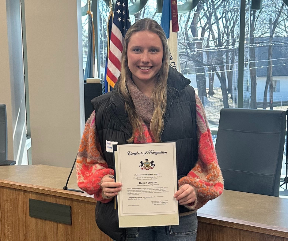 Devon Keane Receives Good Citizen Award | News