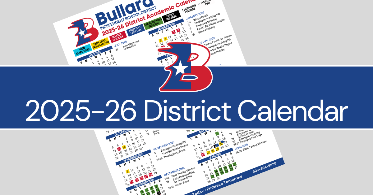 Board of Trustees approve 2025-26 District Calendar | News Details