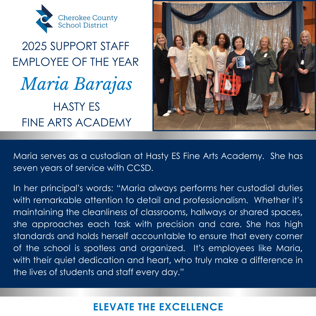 Meet a CCSD 2025 Support Staff Employee of the Year: Maria Barajas of ...