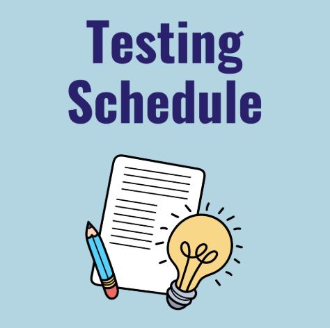 2024-25 Spring Testing Schedule | Default News Page