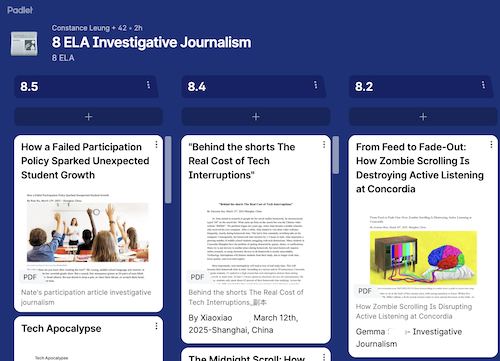 Grade 8 ELA: Developing Young Investigative Journalists | MS Post ...