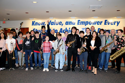 Featured Students: R.A. Brown Middle School Jazz Band Performs for ...