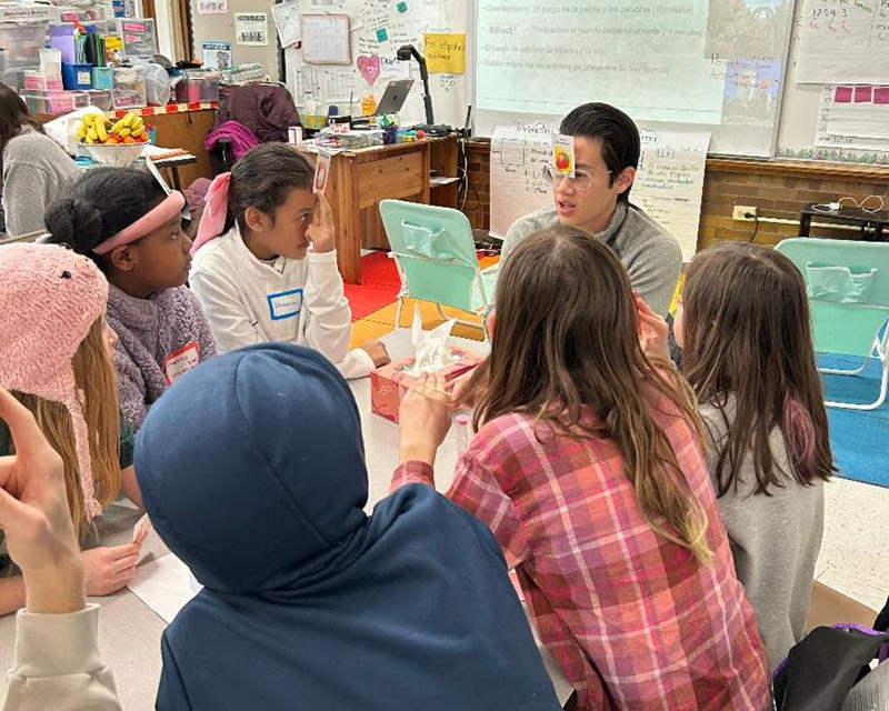 Oakton Elementary and Northwestern students collaborate on semester ...
