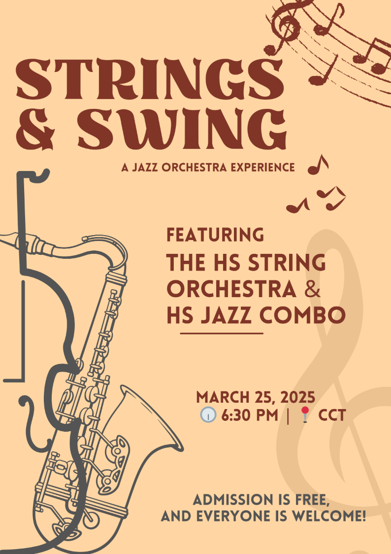 Strings & Swing: A Jazz Orchestra Experience - March 25th | All School ...