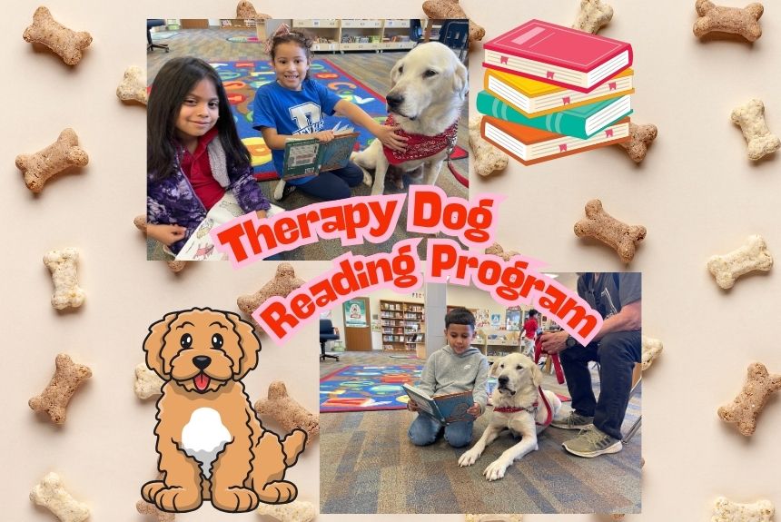 New Therapy Dog Reading Program | Post Details Page