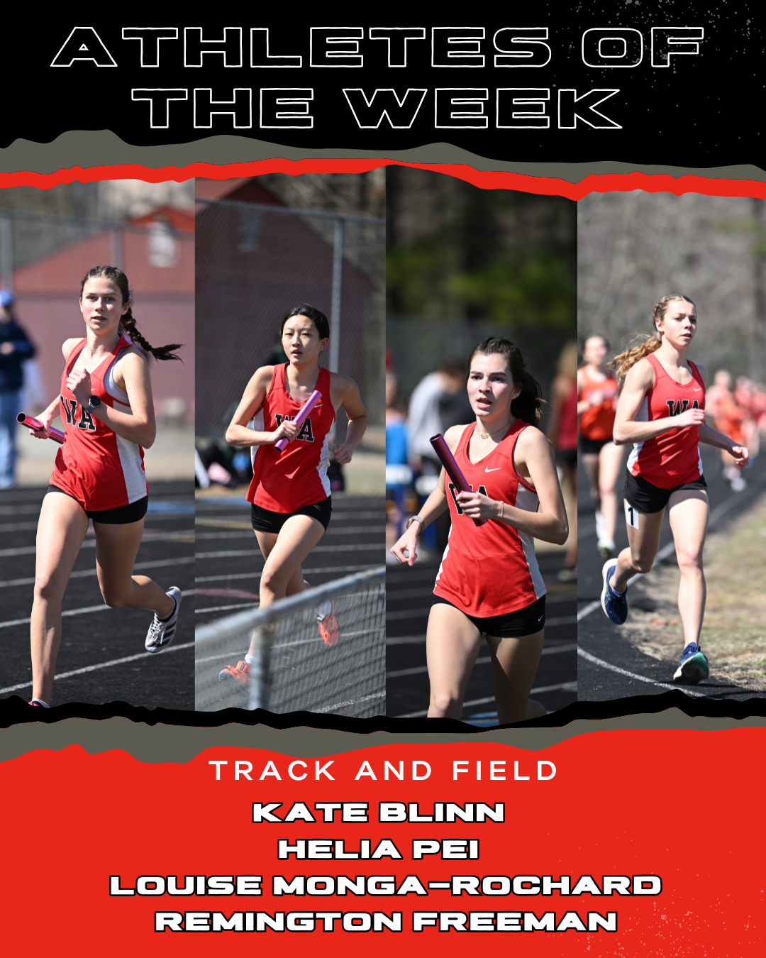 Athletes of the Week 3/16-3/22: Kate Blinn, Helia Pei, Louise Monga ...
