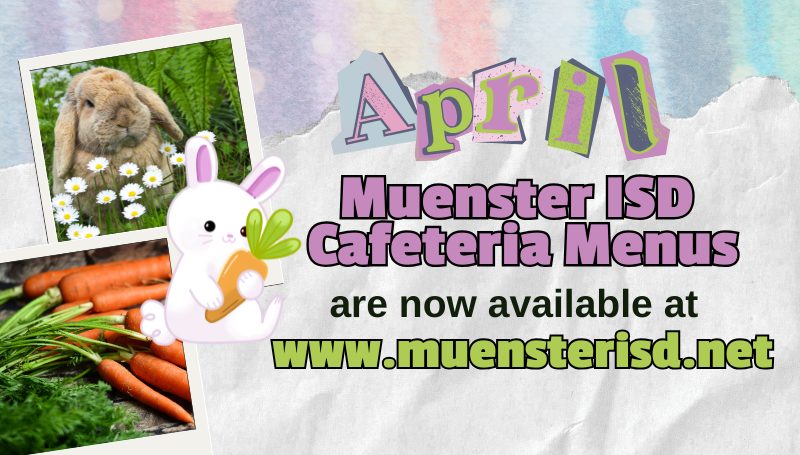 MISD Cafeteria April Menus | Post Details