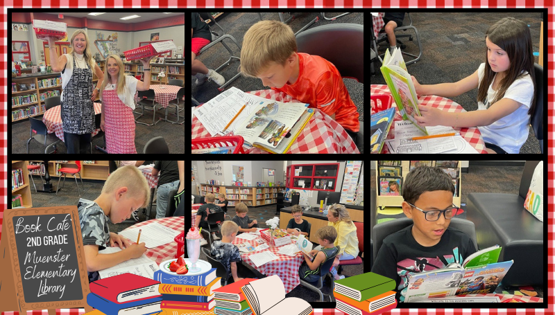 Muenster Elementary Library Book Cafe with Mrs. Hoepfner's 2nd Grade ...