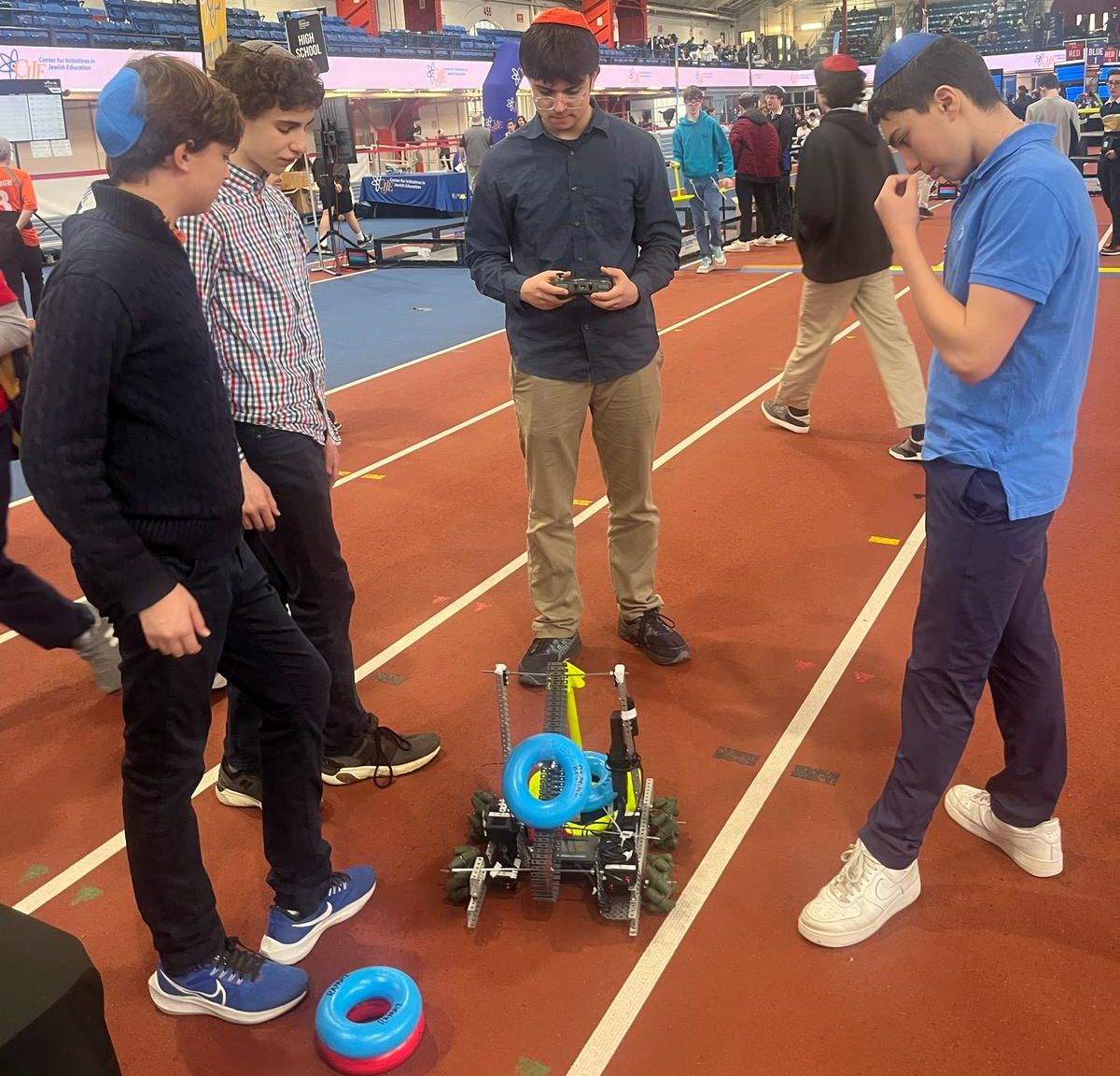 Students Compete in the VEX Robotics Tournament | Ramaz News - The ...