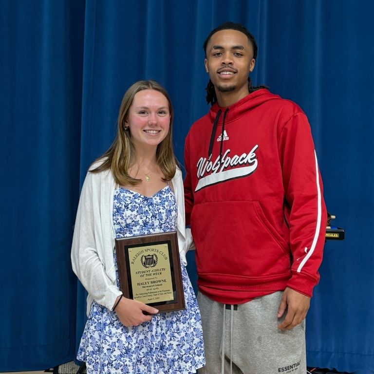 Haley Brown ’25 Named Raleigh Sports Club Student-Athlete of the Week ...