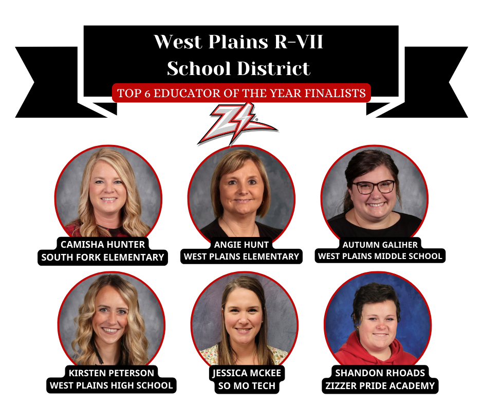 West Plains R-VII School District Names Top 6 Educator of the Year ...