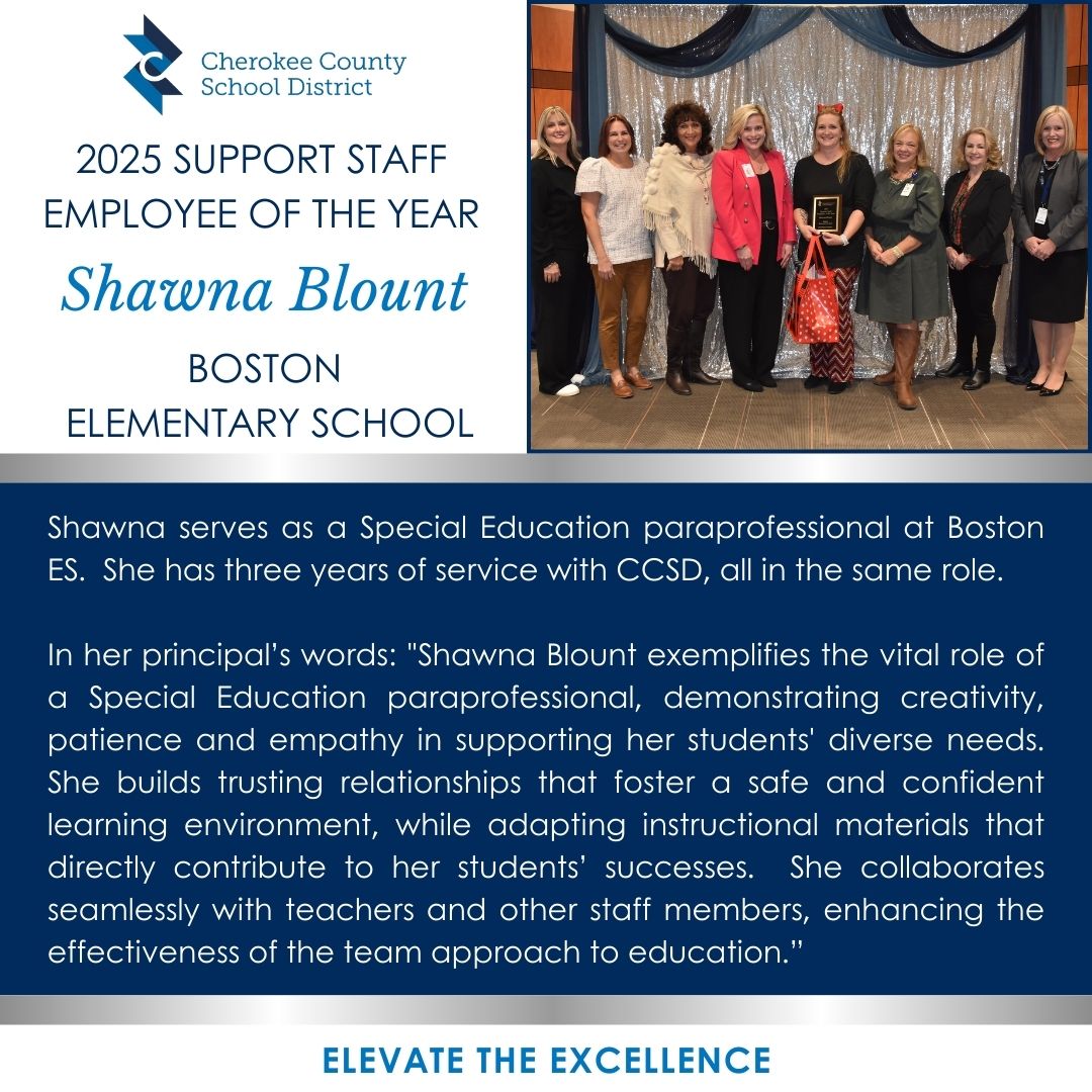 Meet a CCSD 2025 Support Staff Employee of the Year: Shawna Blount of ...