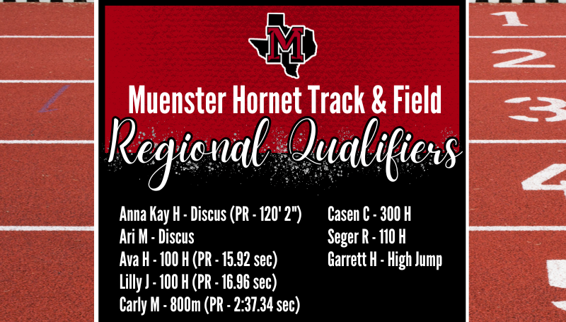 Muenster Track & Field Regional Qualifiers | Post Details