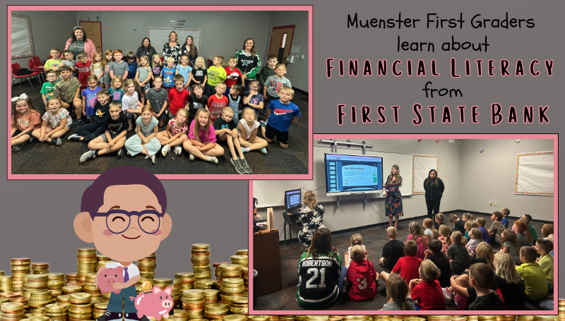 Muenster First Graders Learn About Financial Literacy | Post Details