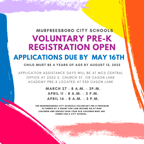 Pre K Registration now Open! | Details - Scales Elementary
