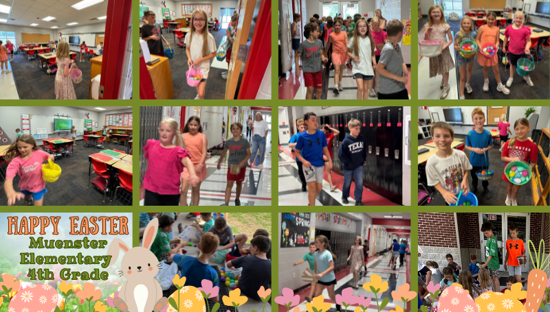 Muenster Elementary 4th Grade Easter Egg Hunt | Post Details