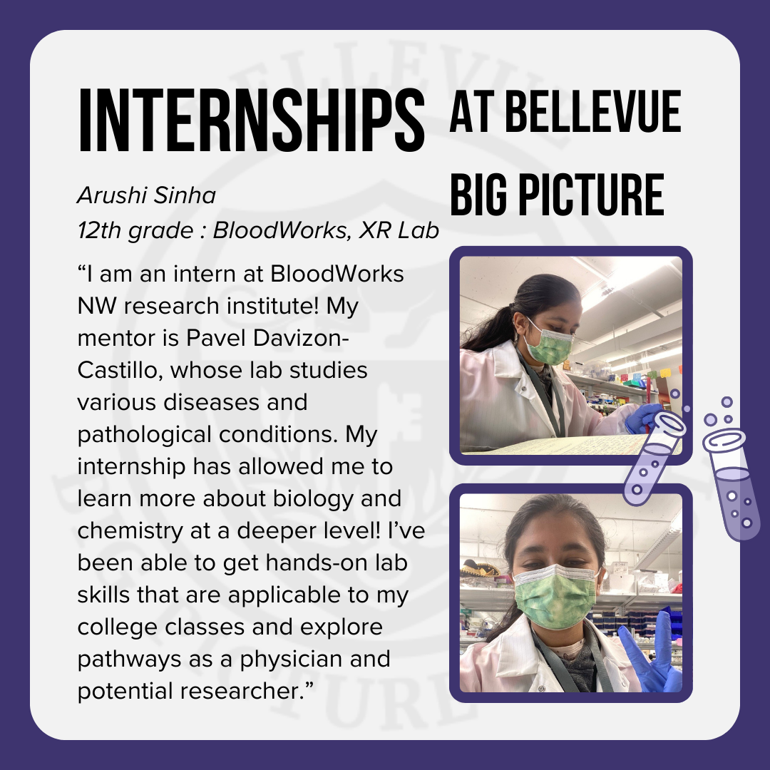 Internship Spotlight: Arushi Sinha at Bloodworks NW | News Details