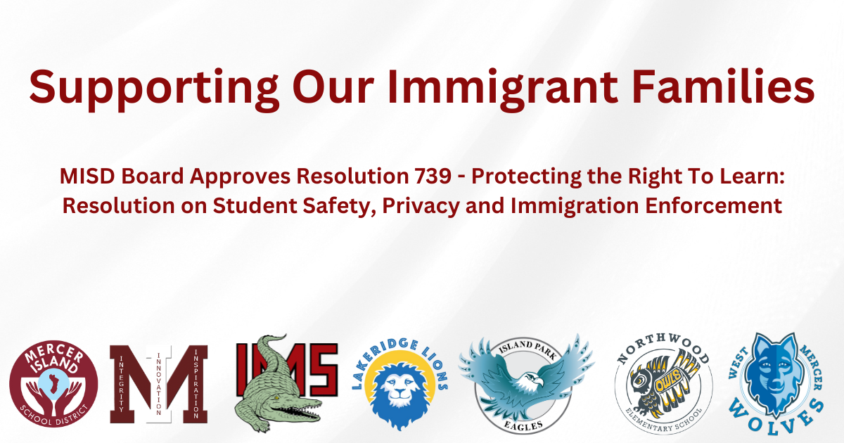 Supporting Our Immigrant Families - Mercer Island School District 400