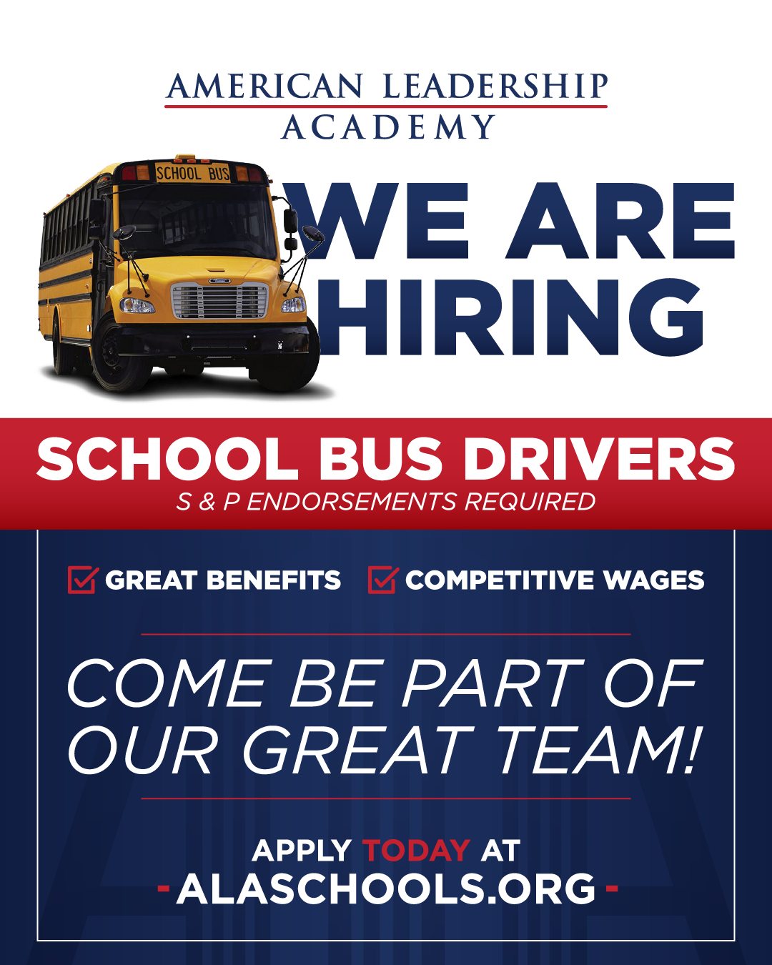 Drive with Purpose: Now Hiring Bus Drivers! | Post Details - American ...