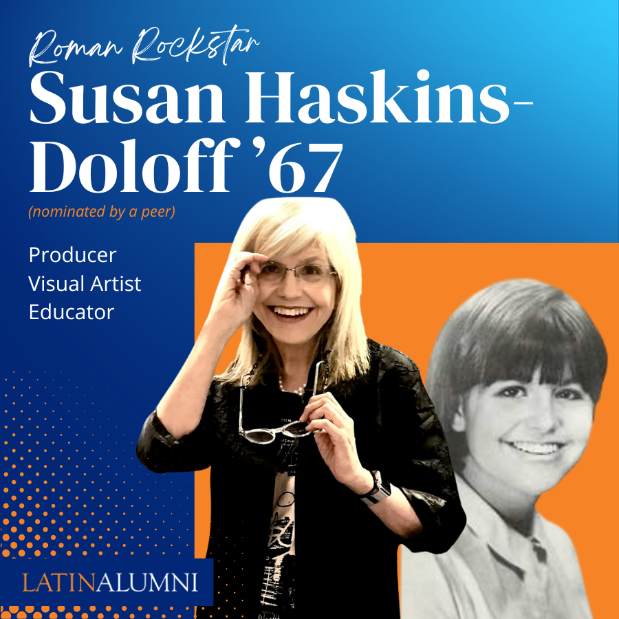 Roman Rockstar: Susan Haskins-Doloff ’67 | LU Article - Latin School of ...