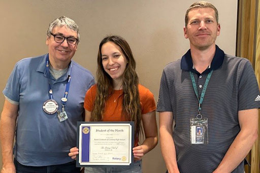 Kami Carmean Century High School Rotary Student of the Month | Post Details