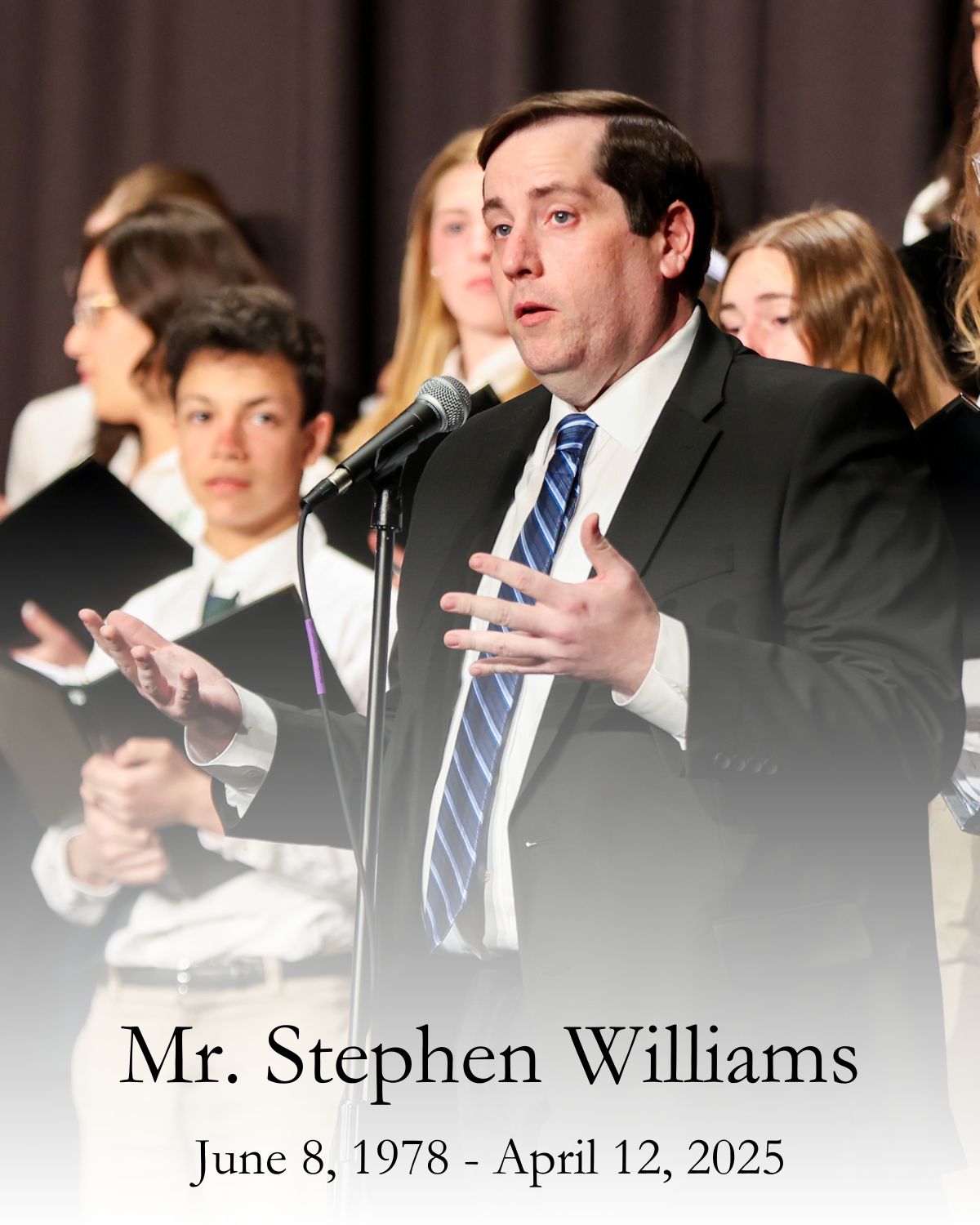 Austin Prep Pays Tribute to Mr. Stephen Williams | Post details