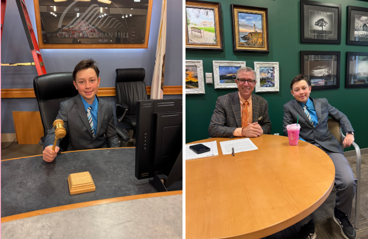 A Day with the Mayor: Sixth Grade Student's Experience | News Details