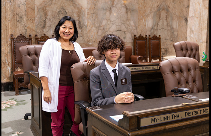 Eighth Grade Student Participates in Washington State Representative ...