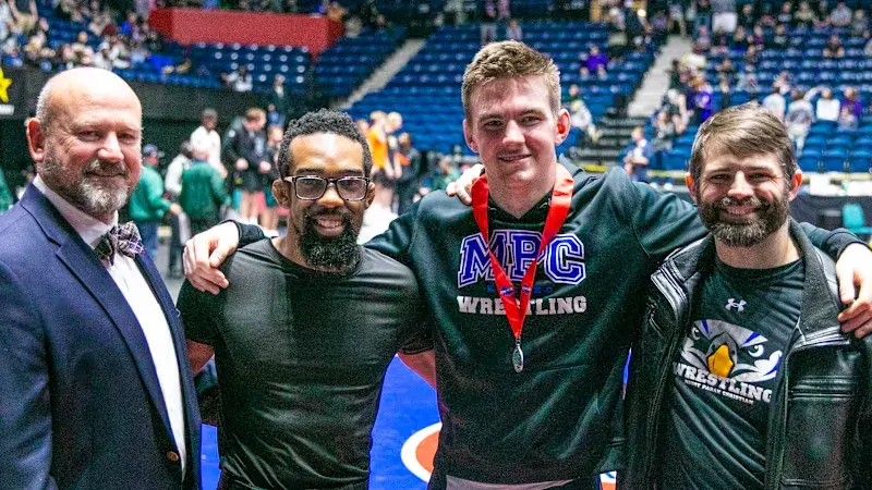 Ryder Schaltenbrand Shines in Wrestling State Championship | MPC Eagles ...