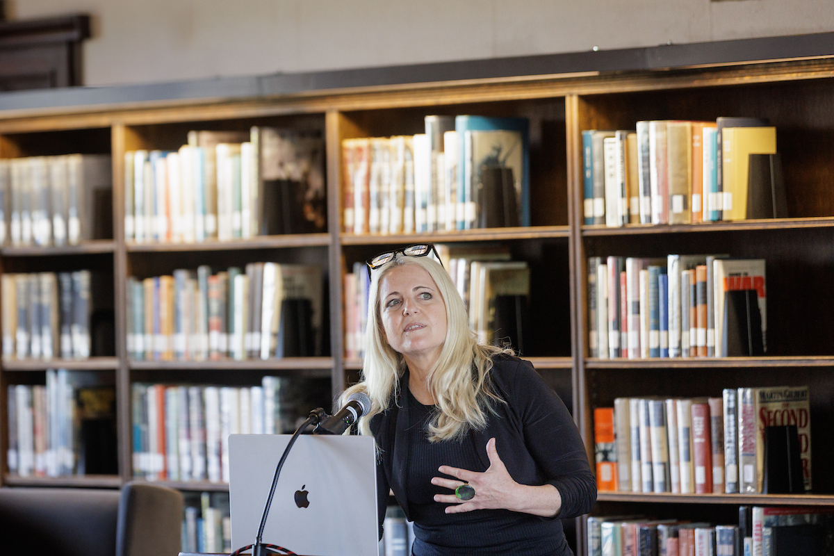 Visiting Artist Rebecca Rutstein Inspires Students to Connect Art and ...