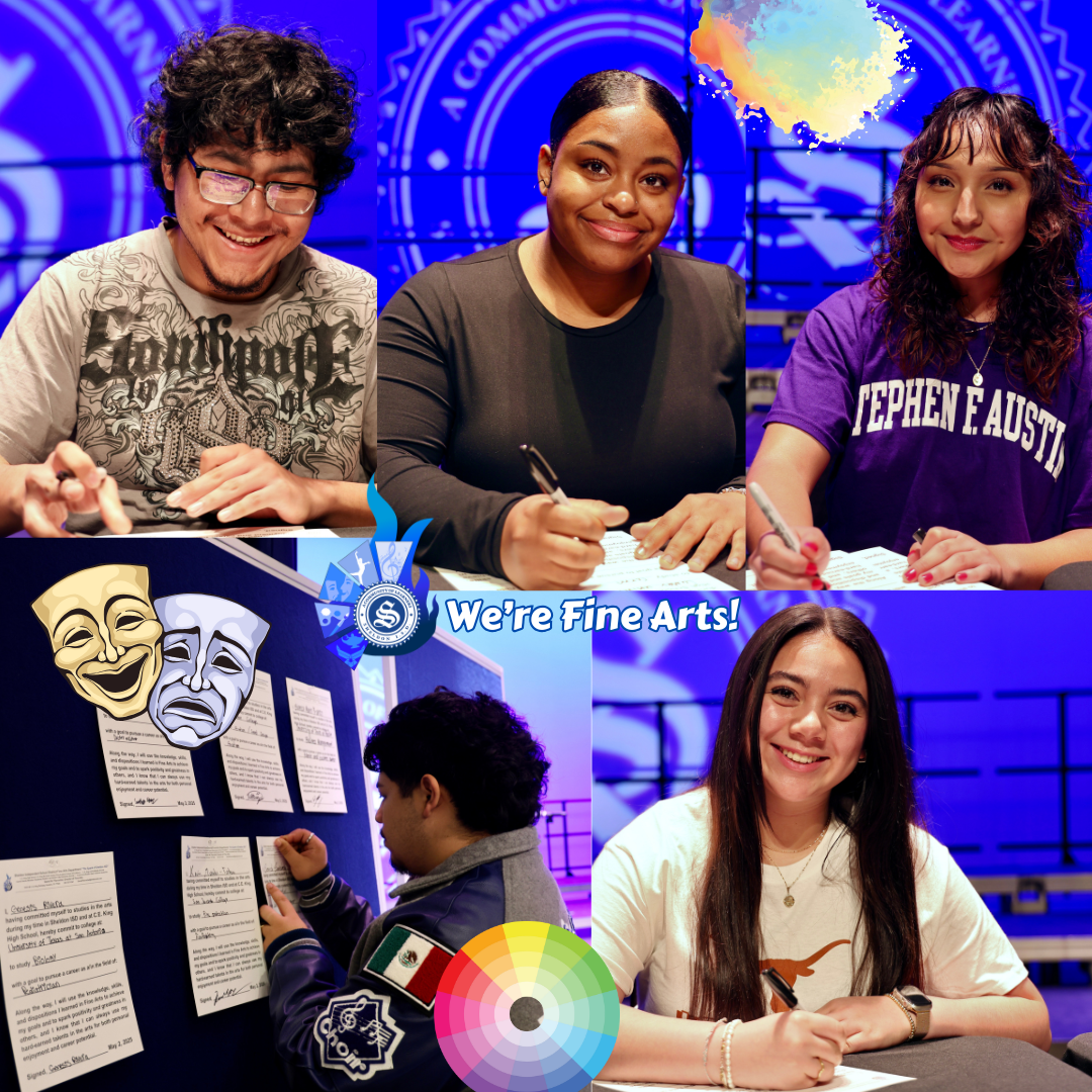 Fine Arts department hosts first Signing Day | District News Details