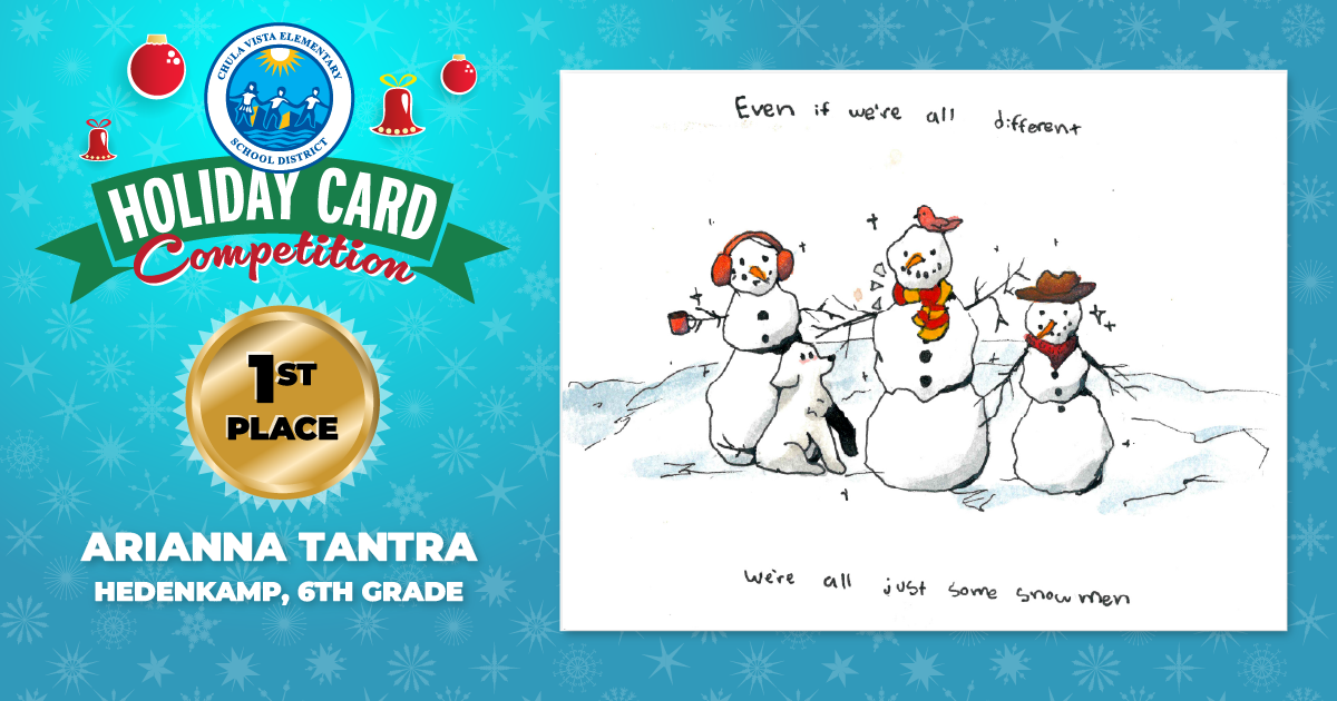 CVESD 2024 Holiday Card Contest Winner | News